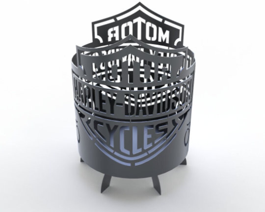 Diy Harley Firepit DXF Plan for Laser Cutting - Etsy UK