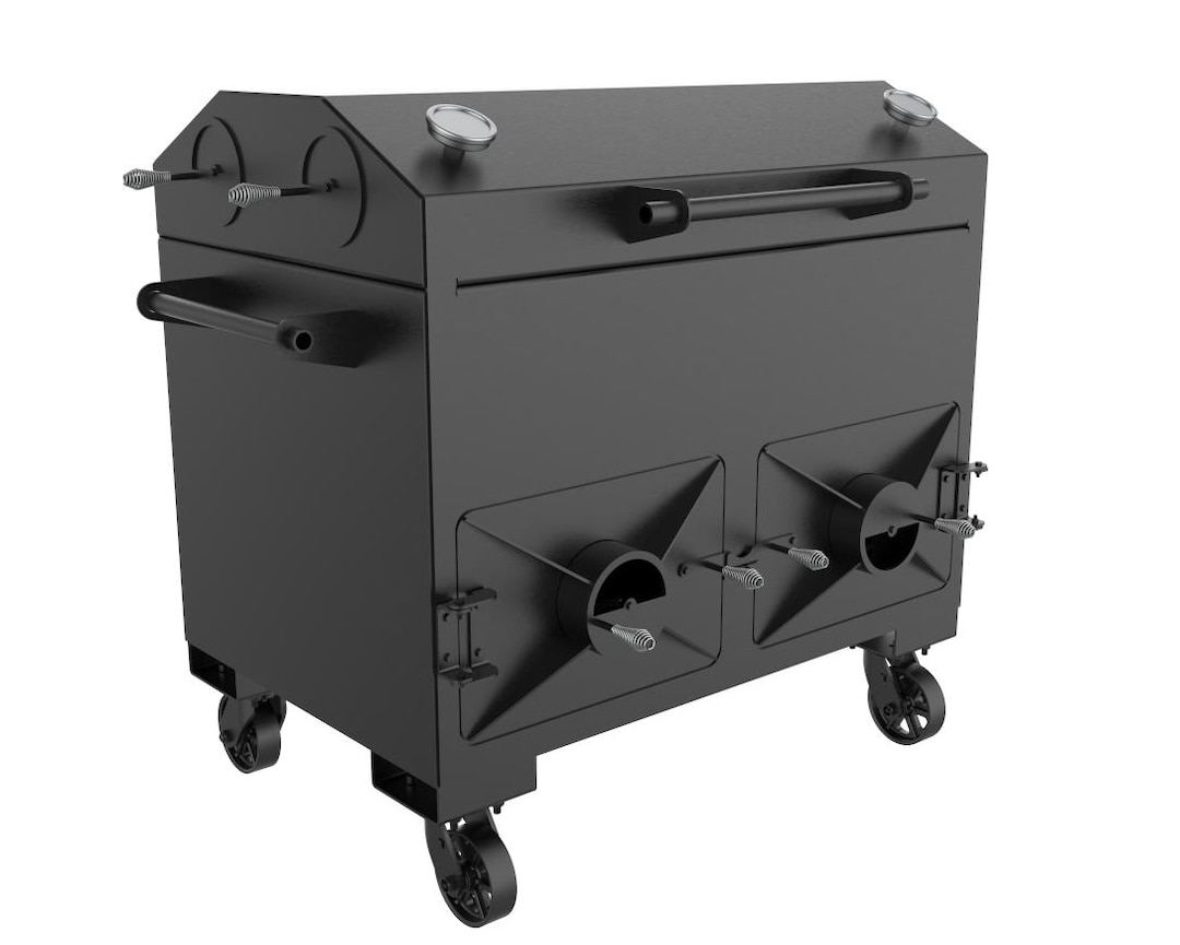DIY Vertical Gravity Fed Smoker Plans: Chud Coffin BBQ Grill (PDF) - Etsy