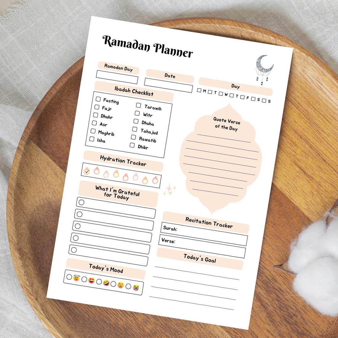 Ramadan Planner Muslim Journal Ramadan Digital Organizer Muslim Gift ...