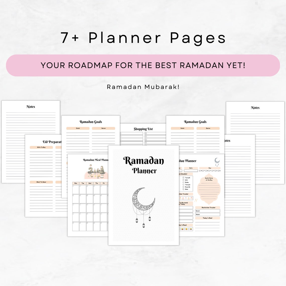Ramadan Planner Muslim Journal Ramadan Digital Organizer Muslim Gift ...