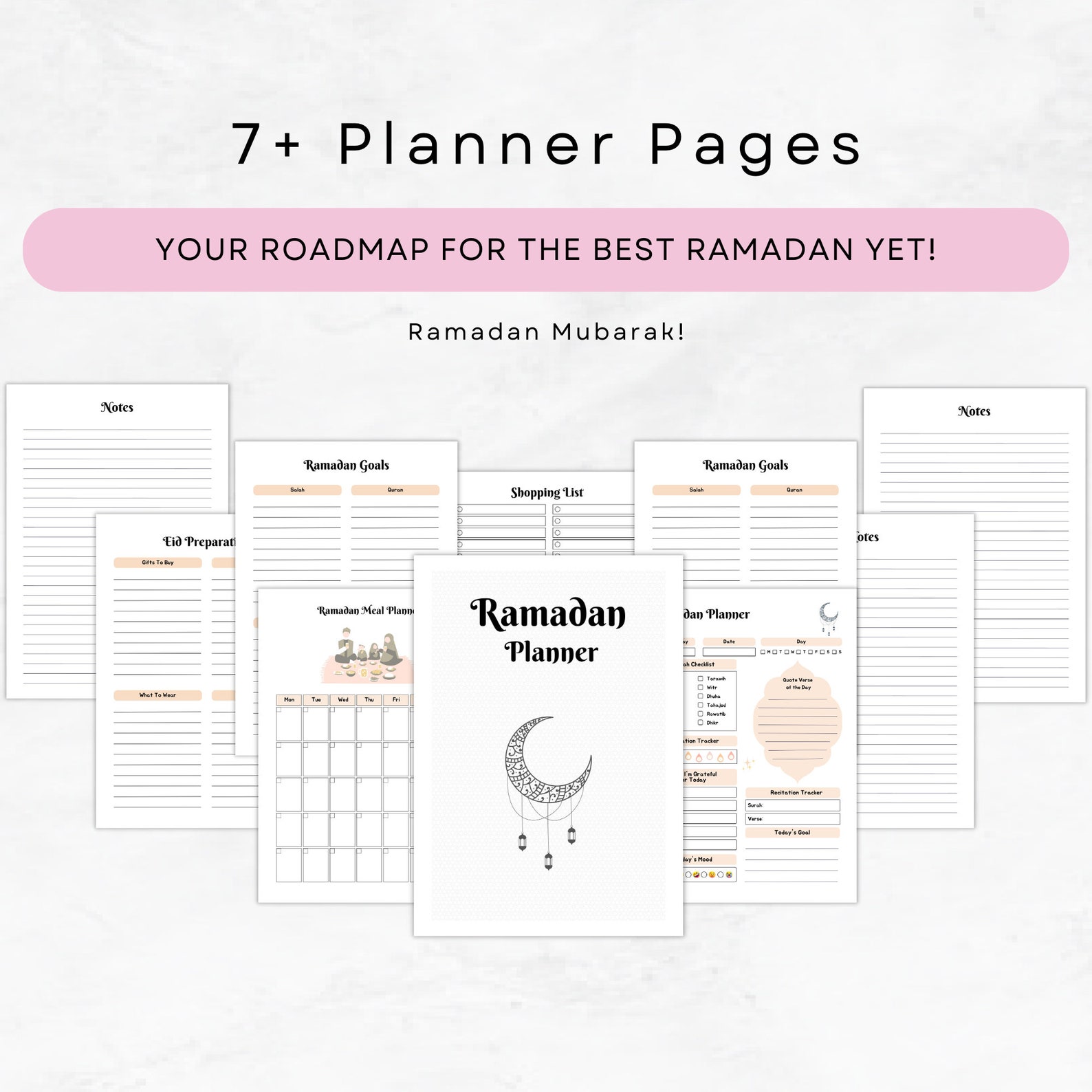 Ramadan Planner Muslim Journal Ramadan Digital Organizer Muslim Gift ...