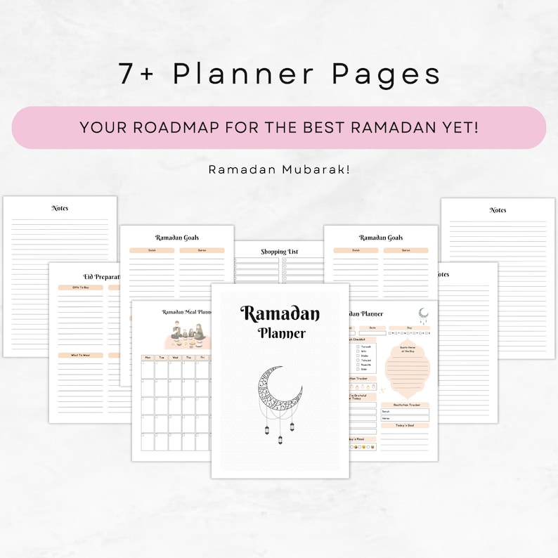 Ramadan Planner Muslim Journal Ramadan Digital Organizer Muslim Gift ...