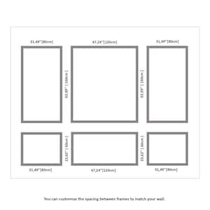 Easy Installation Wall Molding Kit - Pre-cut and Primed Picture Frame ...