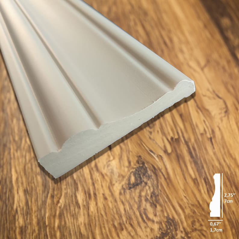 Pre-cut Wall Trim Kit, Board & Batten DIY , Wall Paneling - Vertical ...