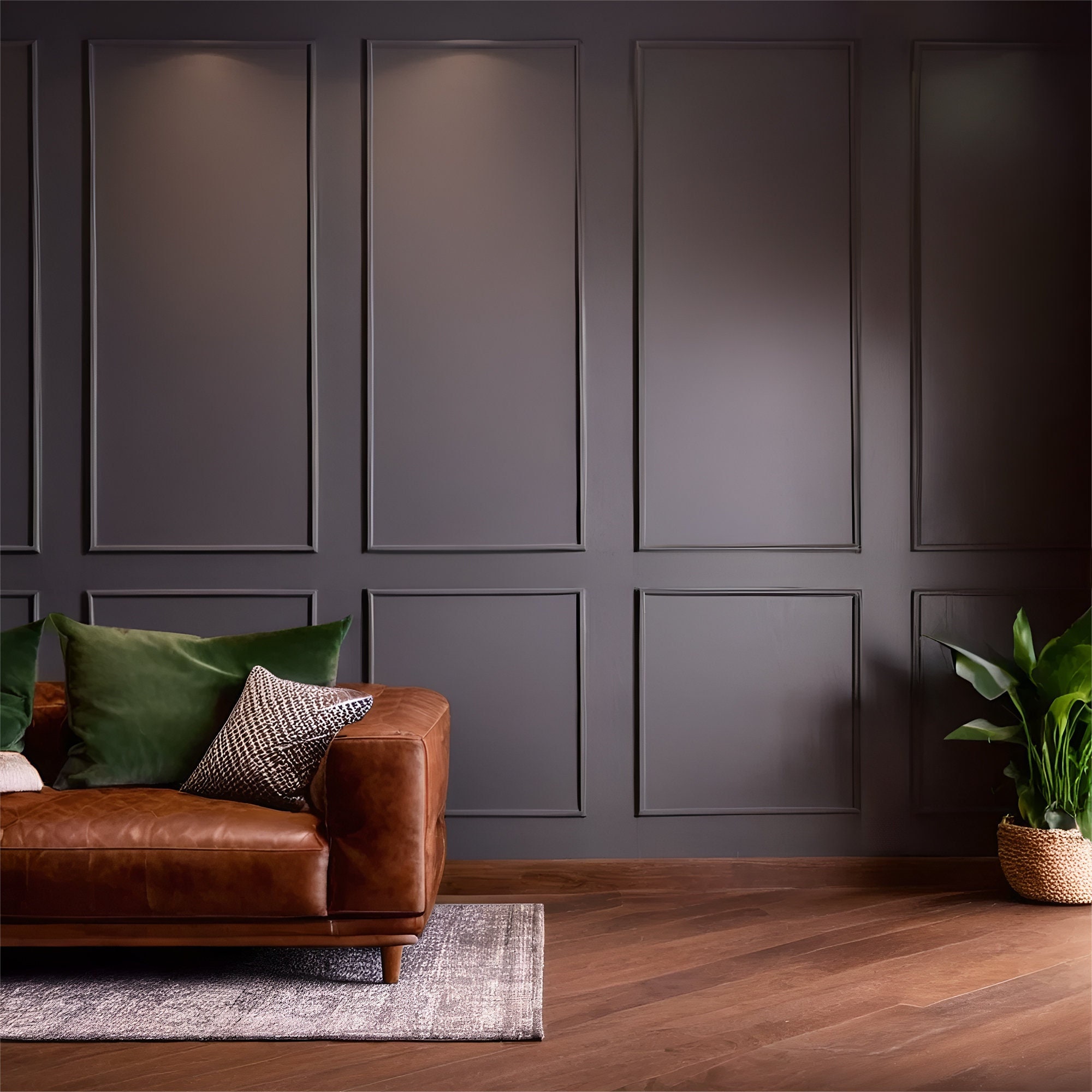 Ready-to-install Wall Molding Package: Pre-cut, Factory-primed , Accent ...