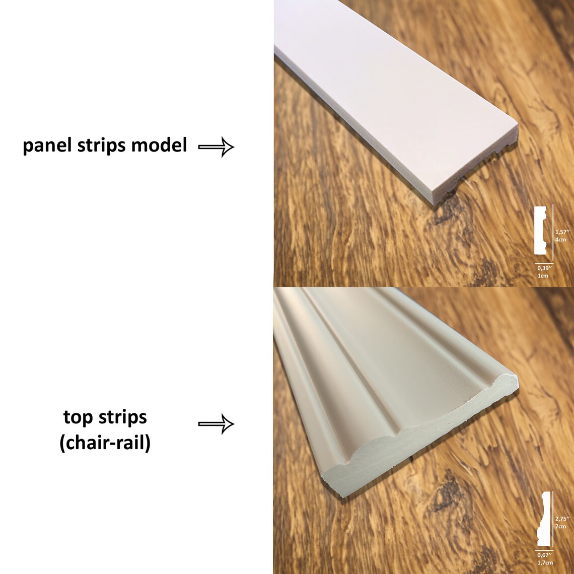 Pre-cut Wall Trim Kit, Board & Batten DIY , Wall Paneling Vertical and ...