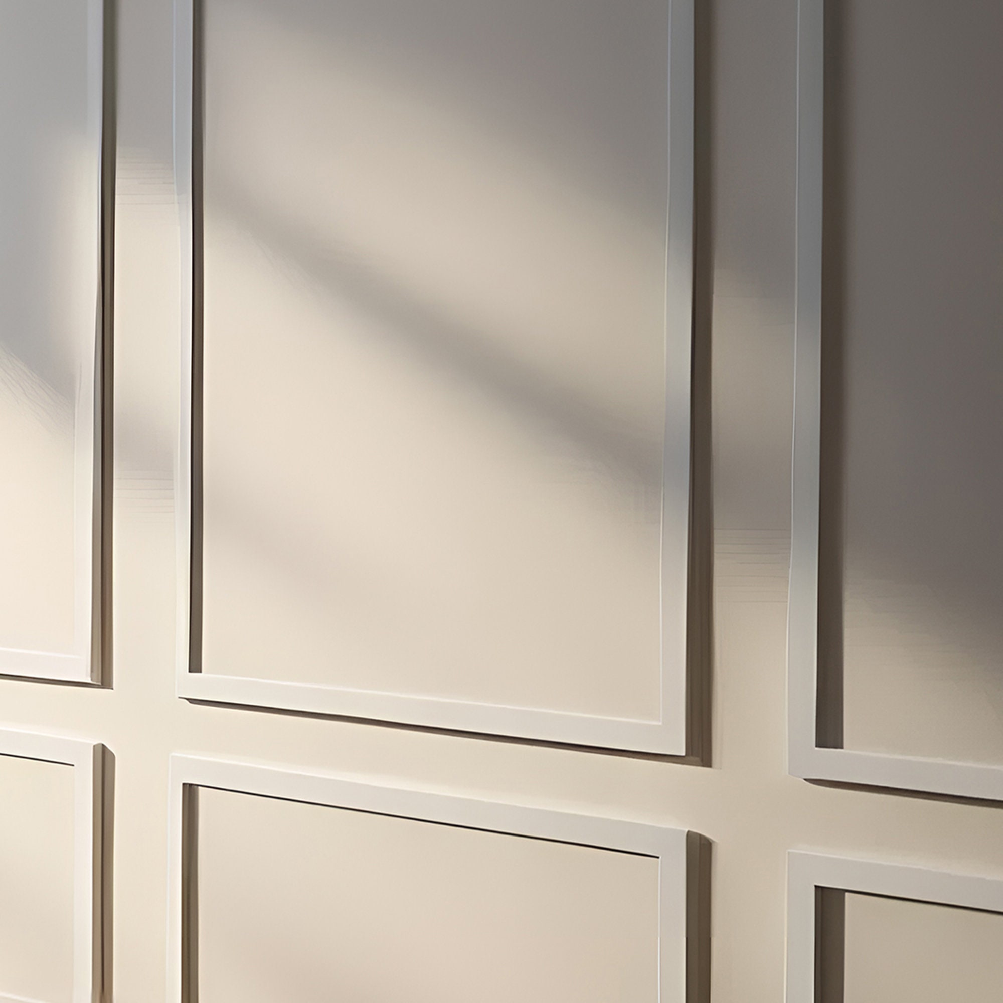 Wall Panel Set, Ready-to-install Wall Molding Package: Pre-cut, Factory ...