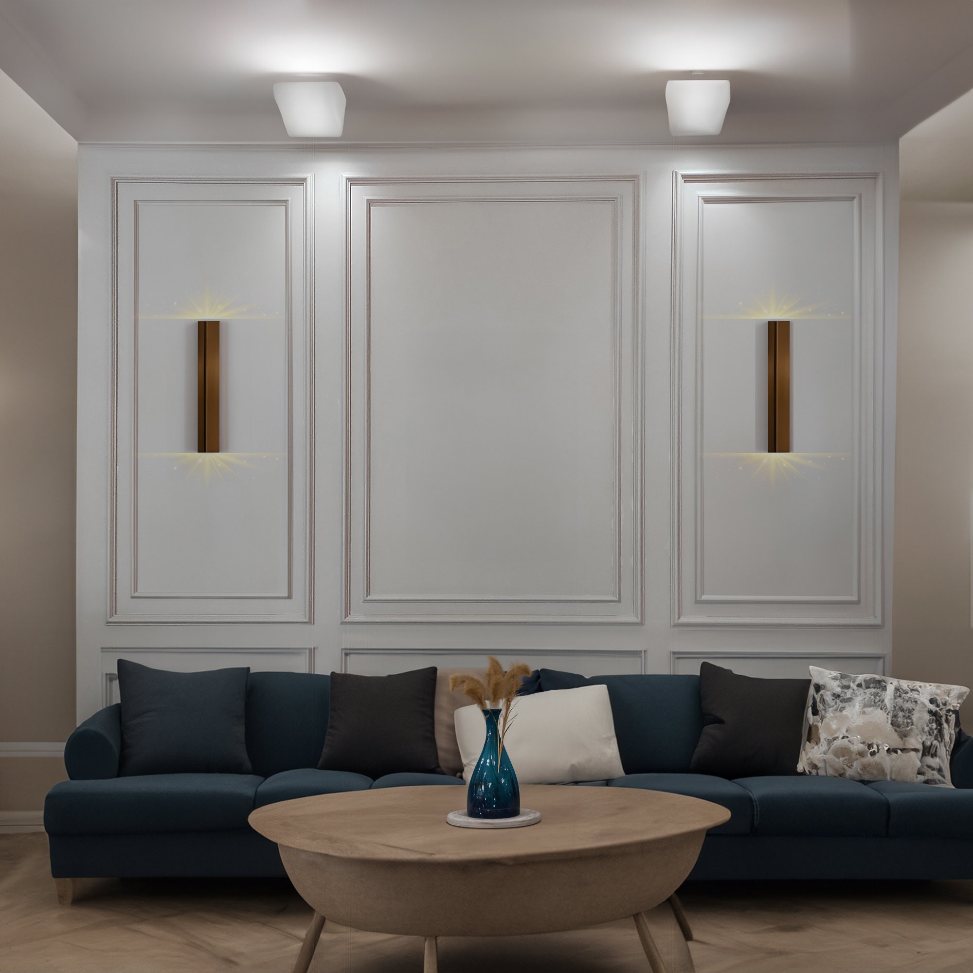 Custom-made Wall Moulding Kit for Stunning Accent Walls, Easy Assembly ...