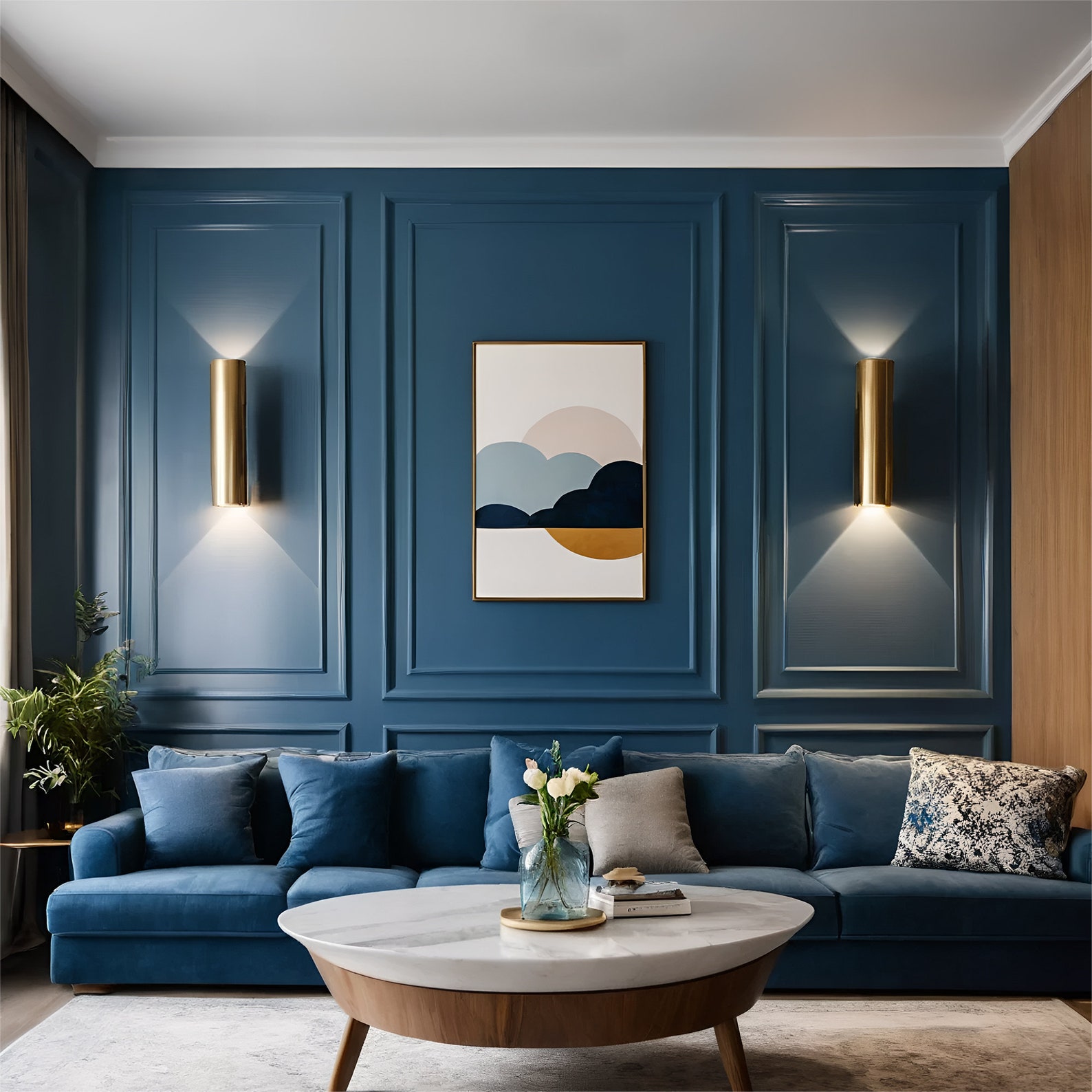 Custom-made Wall Moulding Kit for Stunning Accent Walls, Easy Assembly ...