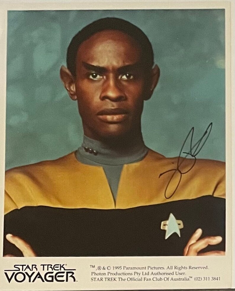 Tim Russ tuvok 8x10 Signed Photo From Star Trek Voyager - Etsy