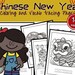 Chinese New Year Coloring and Vocab Tracing - Etsy