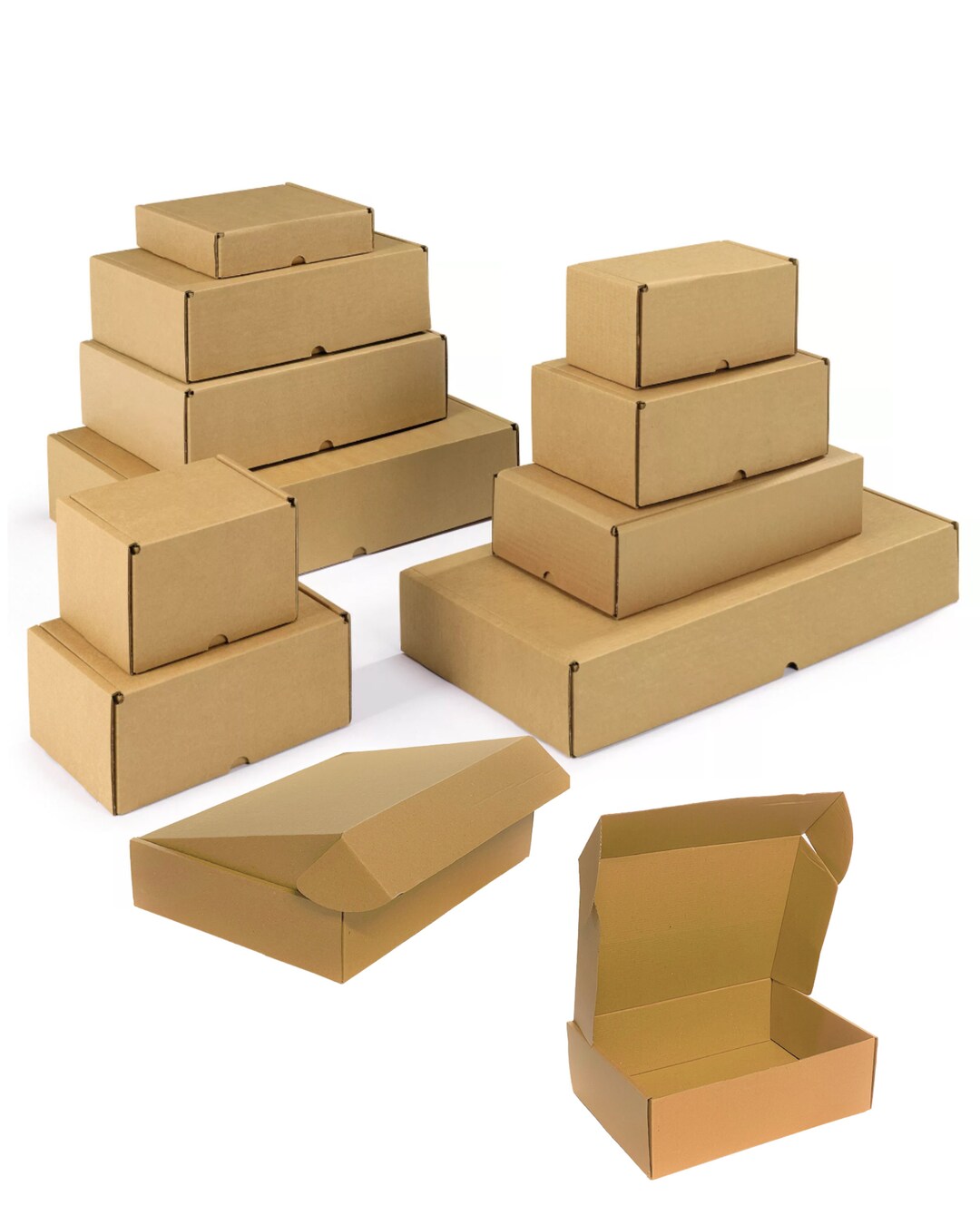 Shipping Boxes Die Cut Boxes Cardboard, Durable and Easy to Fold ...