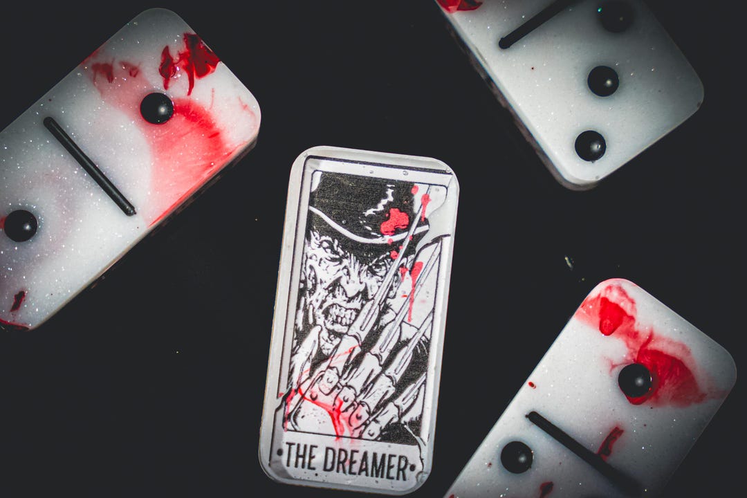 Halloween Dominoes Set. Horror Themed Dominoes. Dominoes Games. Unique ...