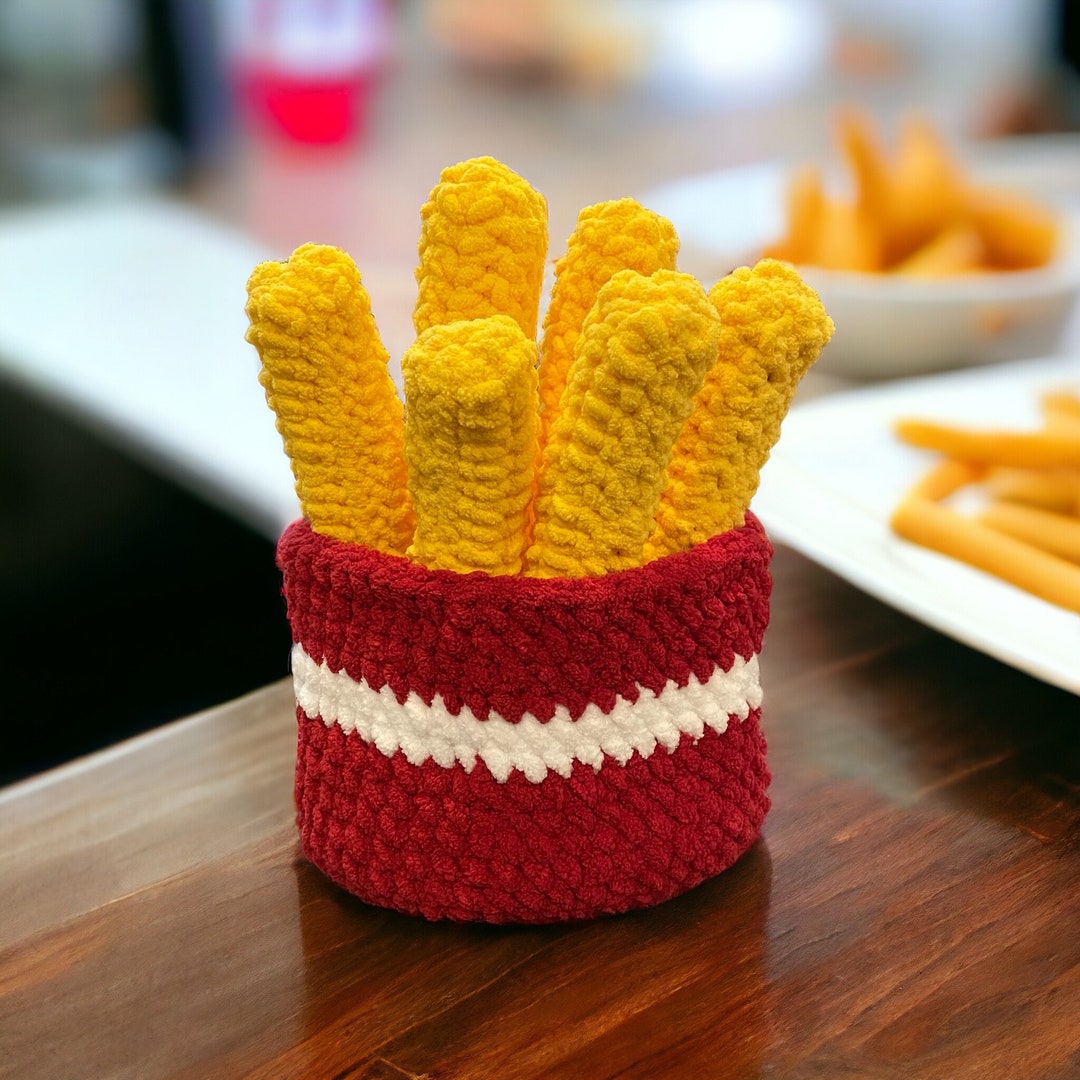 Crocheted Jumbo French Fries - Etsy