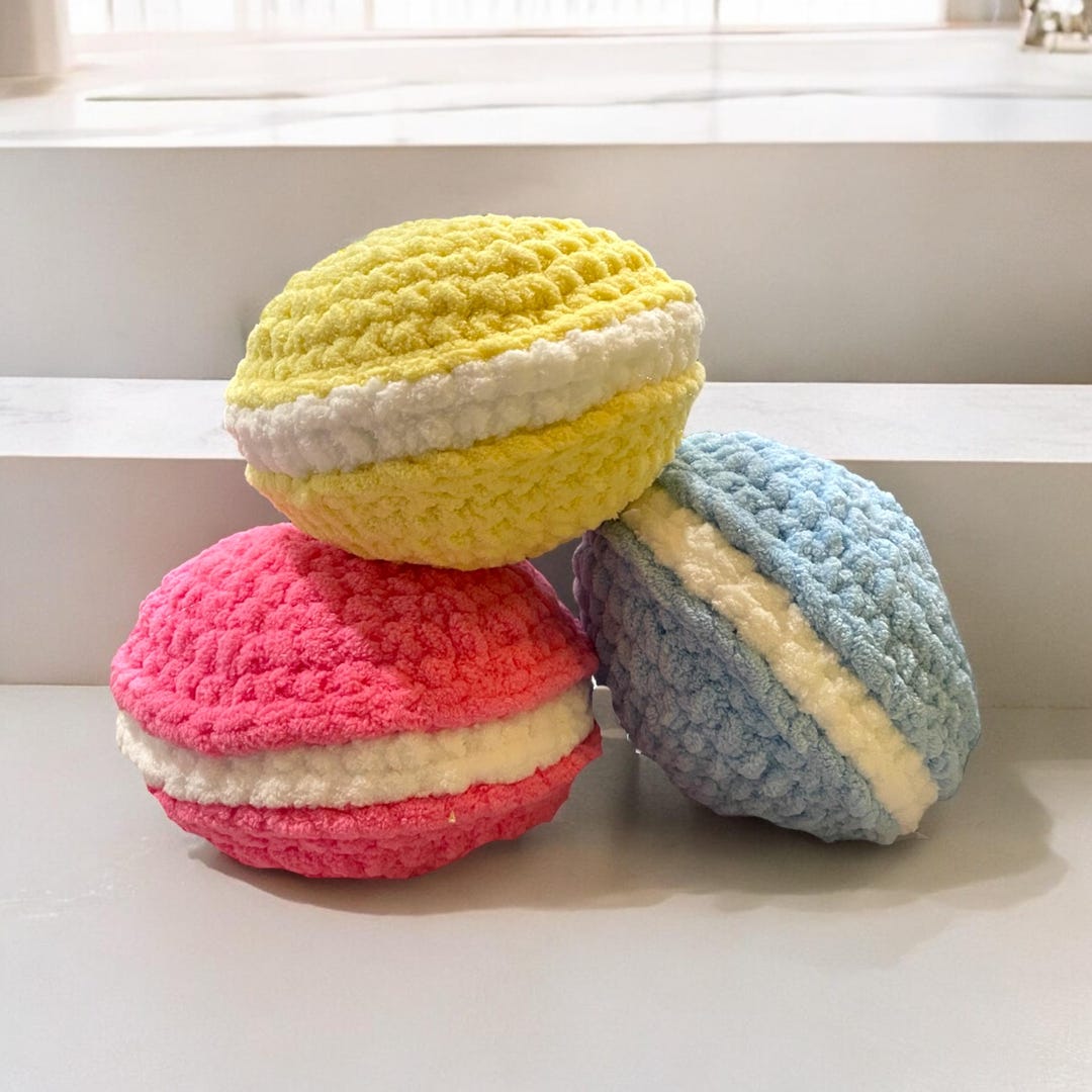 Jumbo Crocheted Macaron - Etsy