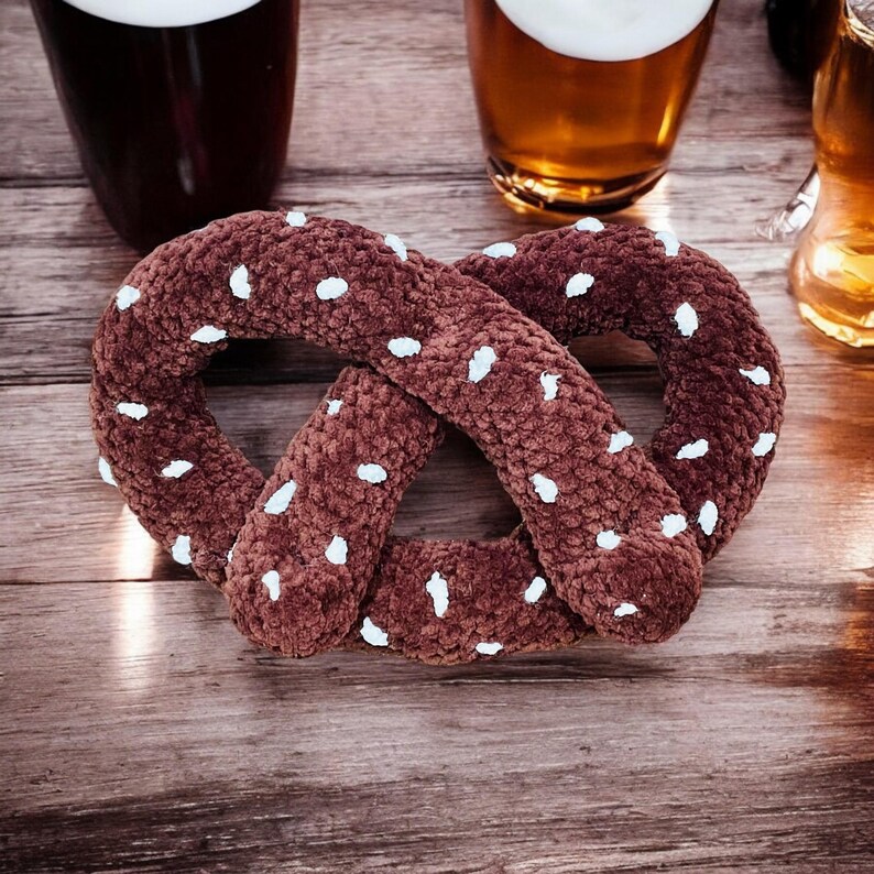 Jumbo Crocheted Pretzel - Etsy
