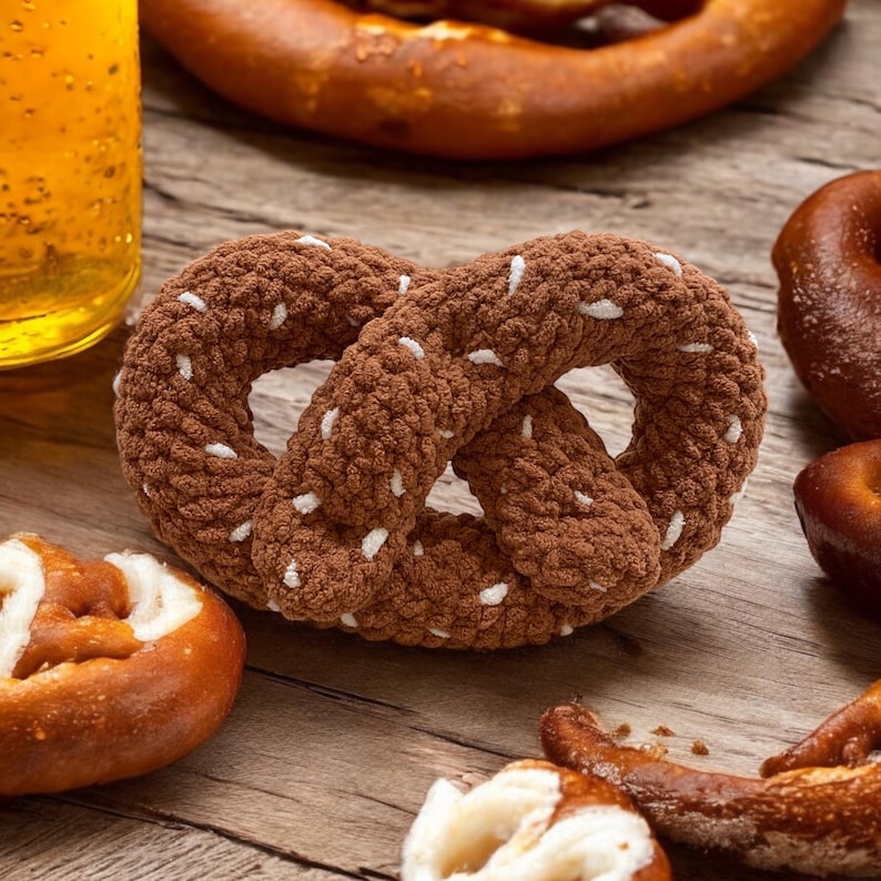 Jumbo Crocheted Pretzel - Etsy