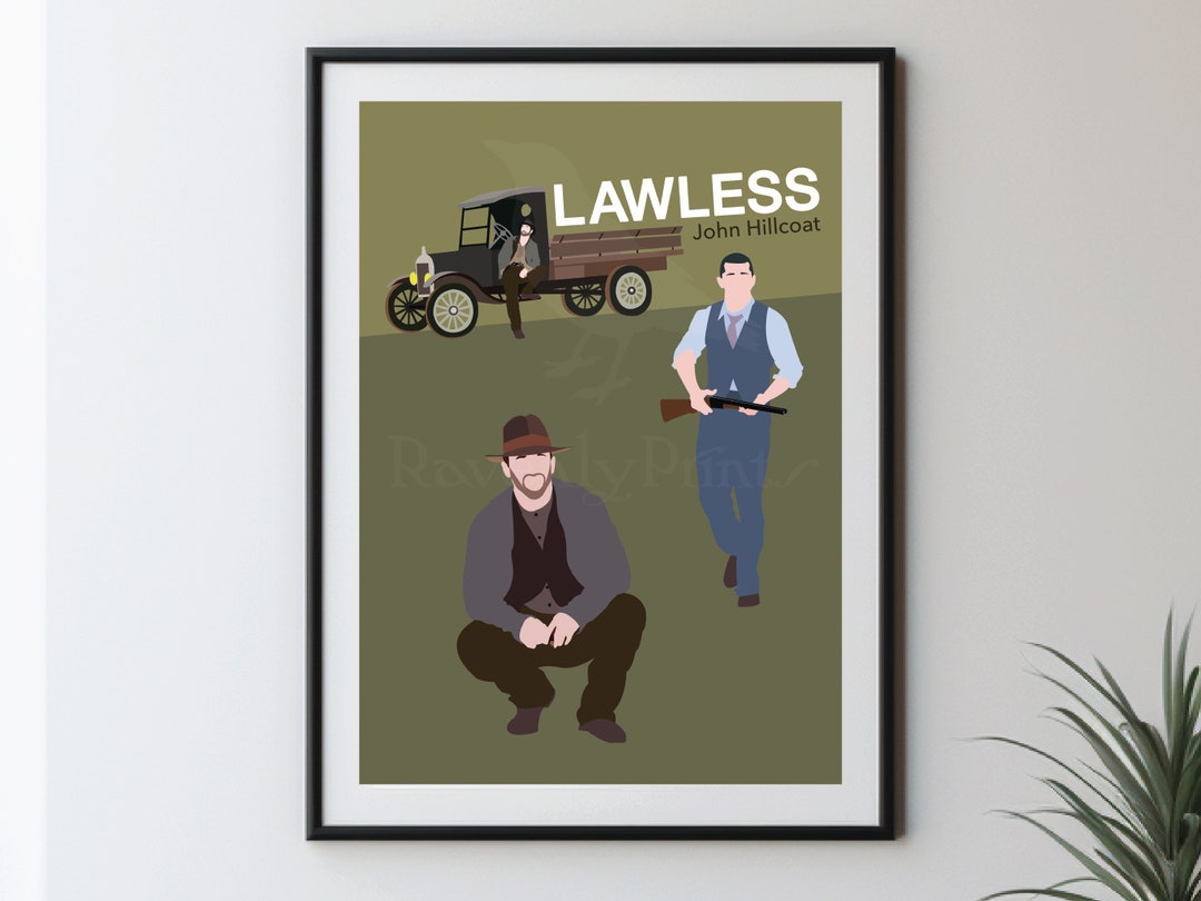 Minimalist Movie Poster Fan Art Lawless A3/A4/A5 - Etsy