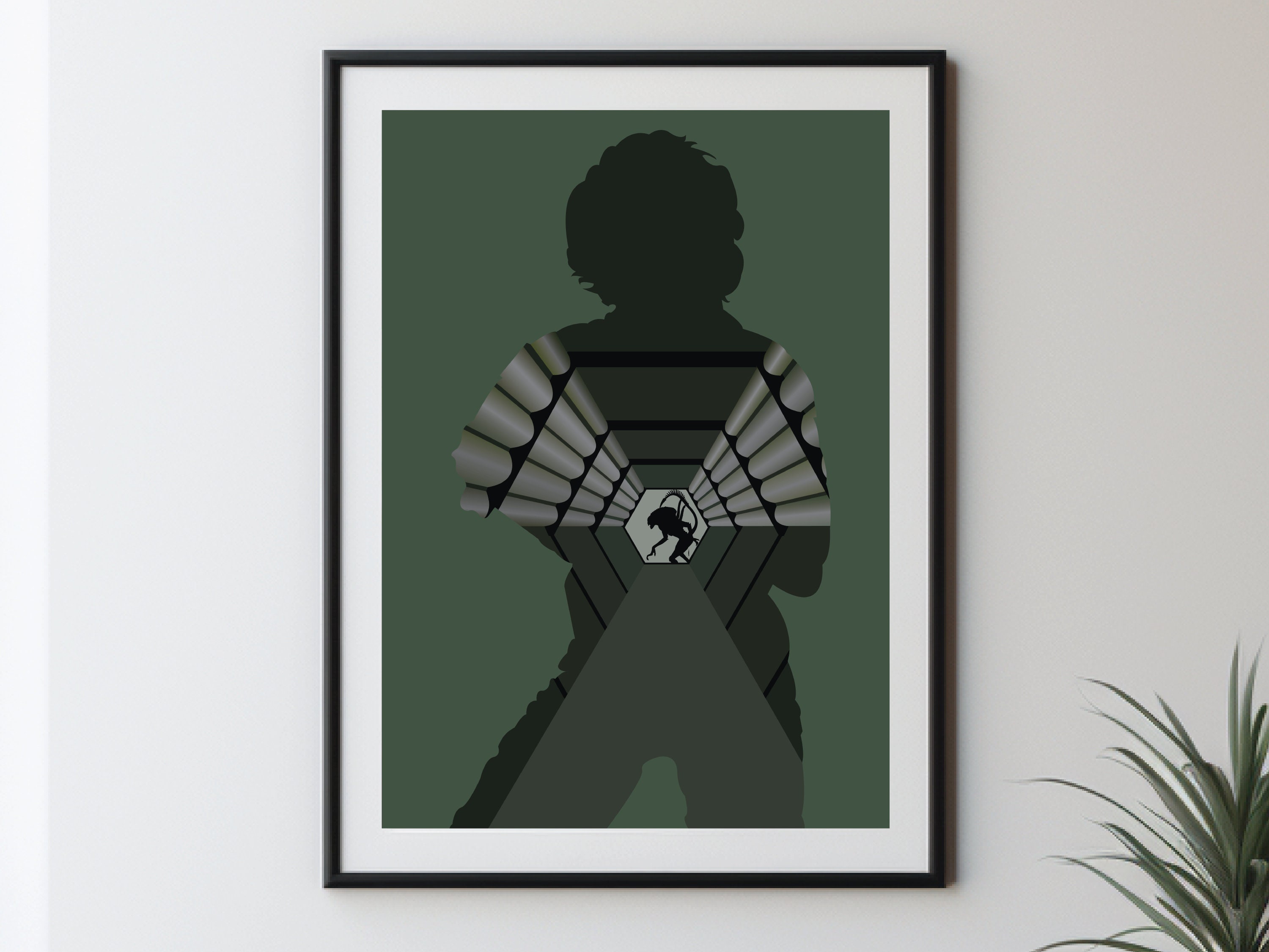Alien Minimalist Film/movie Poster Fan Art A3/A4/A5 - Etsy