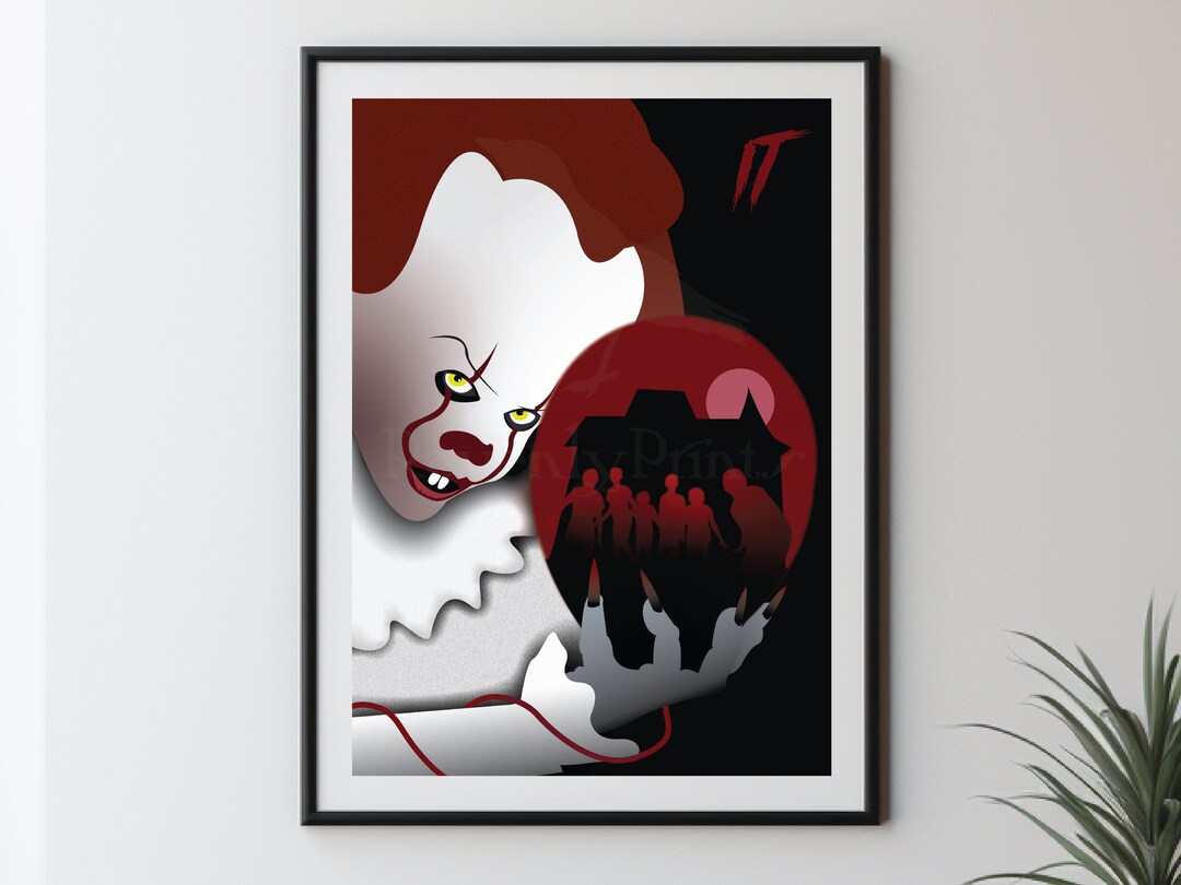 IT Pennywise Minimal Film/movie Poster Fan Art A3/A4/A5 - Etsy