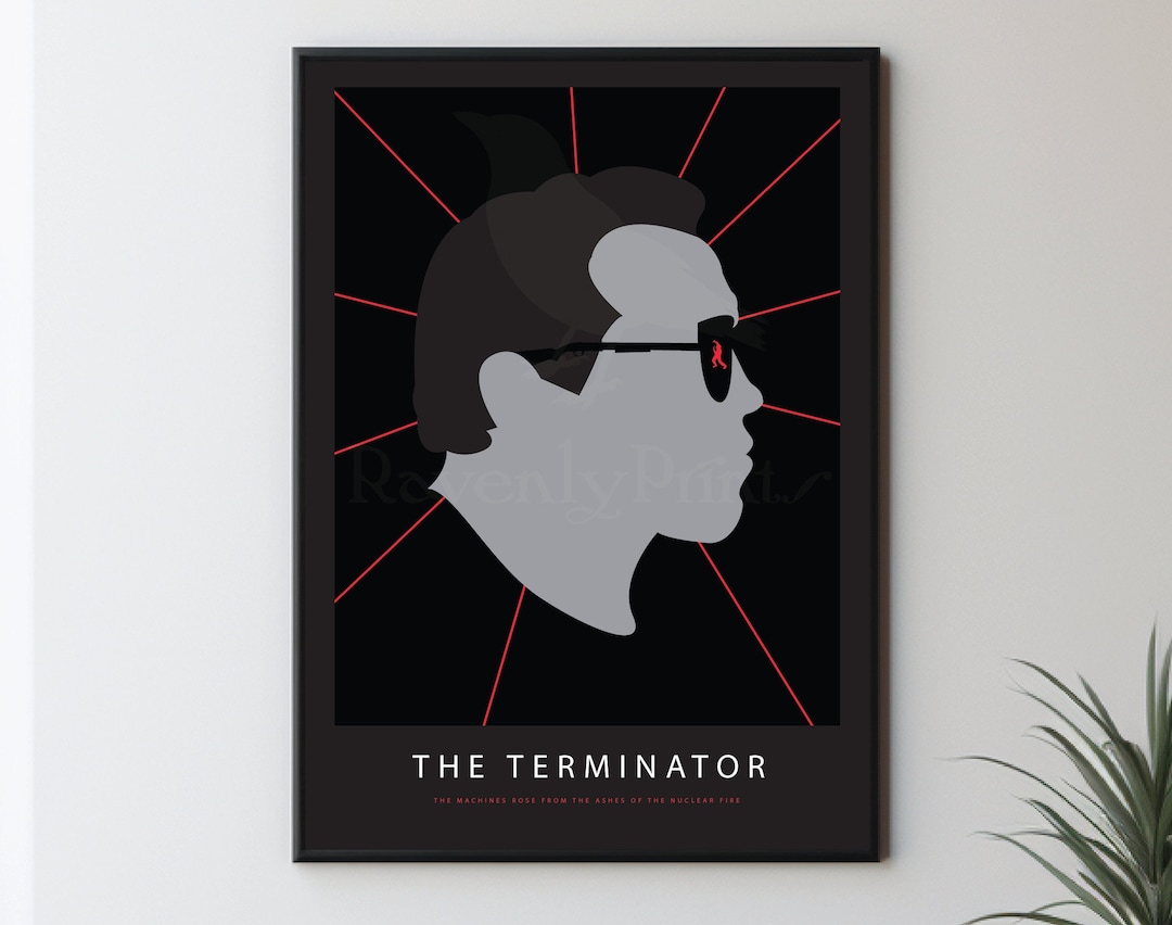 The Terminator Minimalist Film/movie Poster Fan Art A3/A4/A5 - Etsy