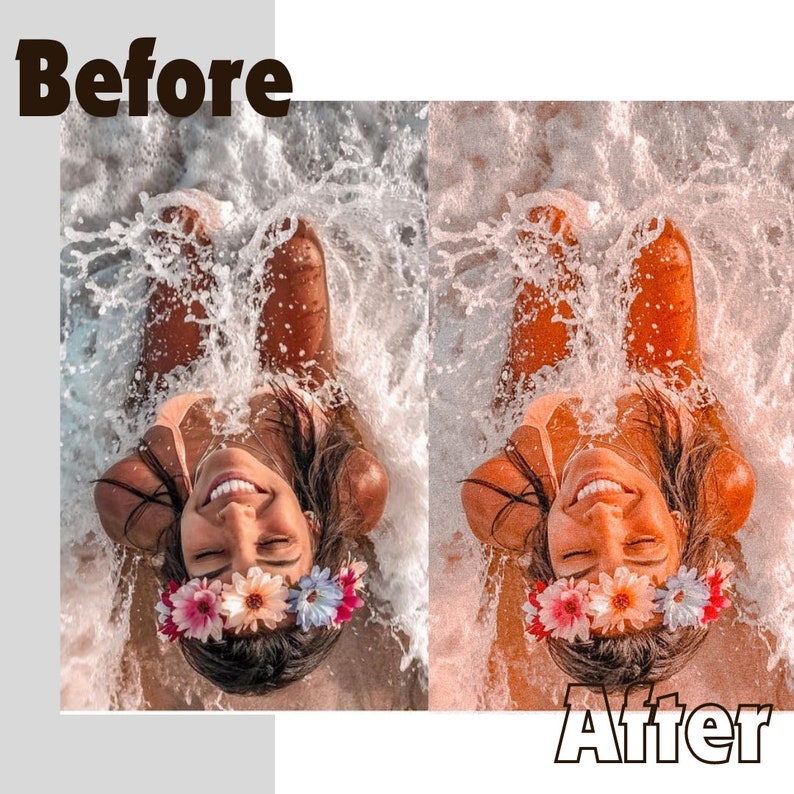 10 Peachy Lightroom Presets Desktop & Mobile, Light Pink Blogger ...