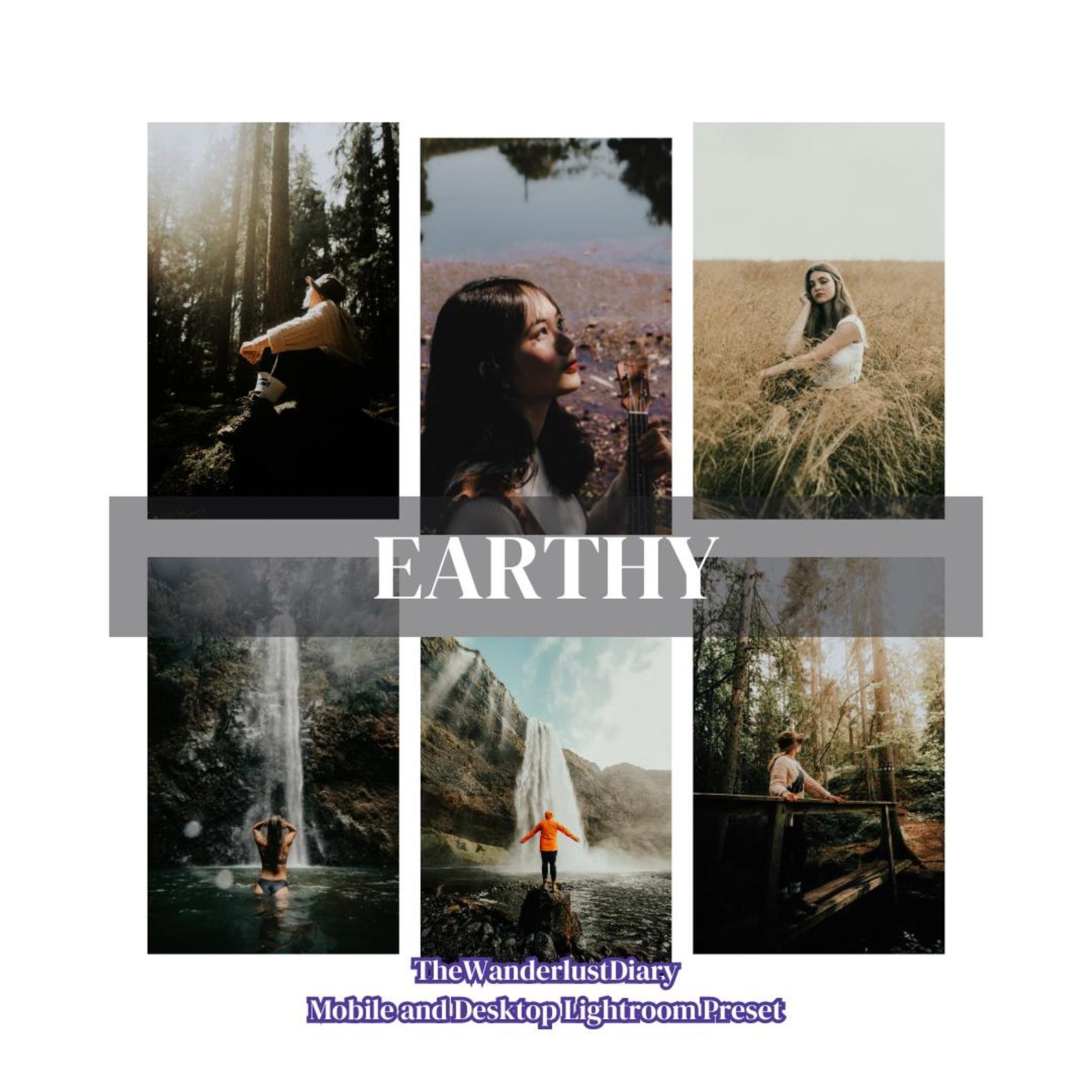 10 Earthy Lightroom Presets Mobile & Desktop | Influencer | Blogger ...