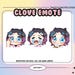 CLOVE EMOTES | Twitch | Discord | Youtube | Streaming | Cute Kawaii ...