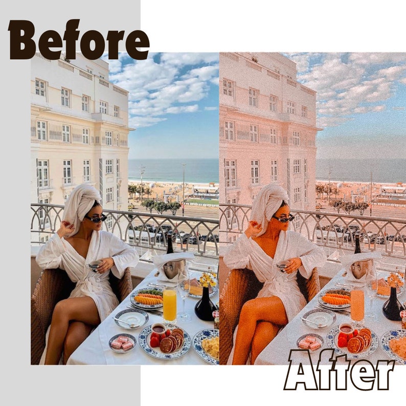 10 Peachy Lightroom Presets Desktop & Mobile, Light Pink Blogger ...