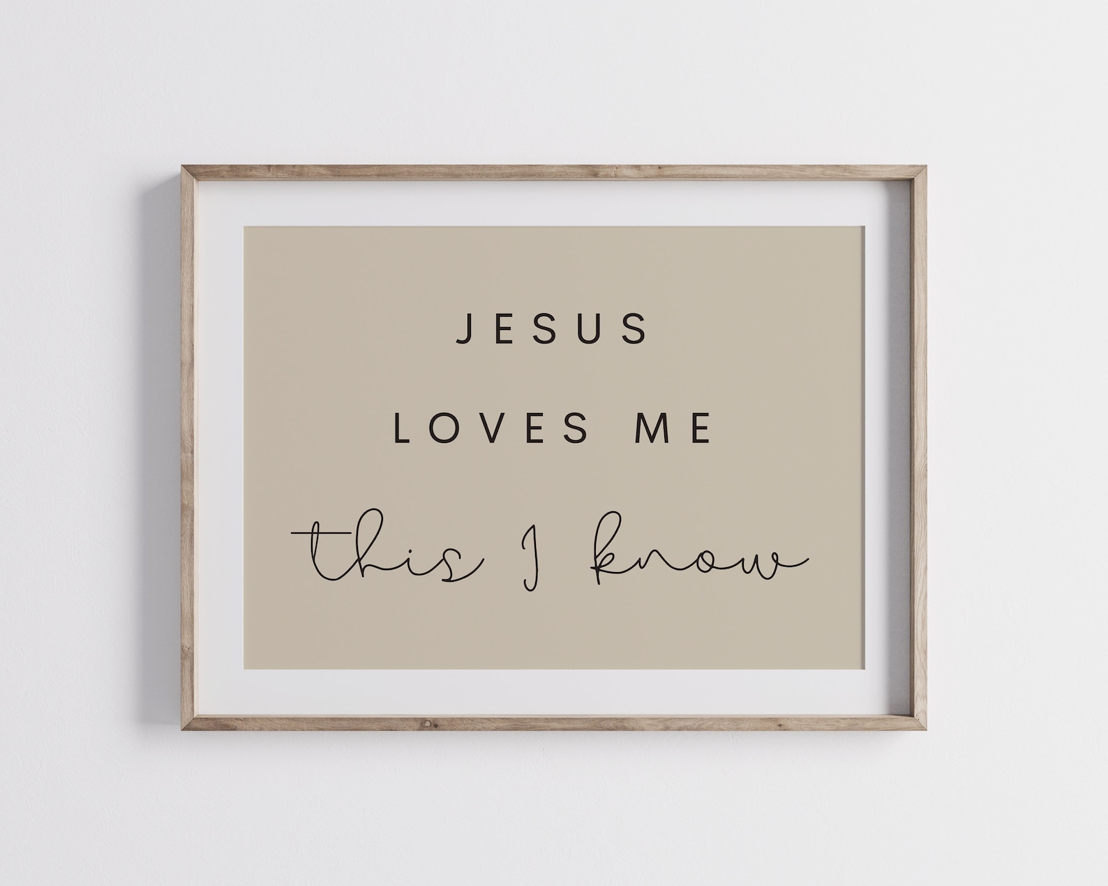 Christian Playroom Gallery Wall, Minimal Home Decor, Scripture Print ...
