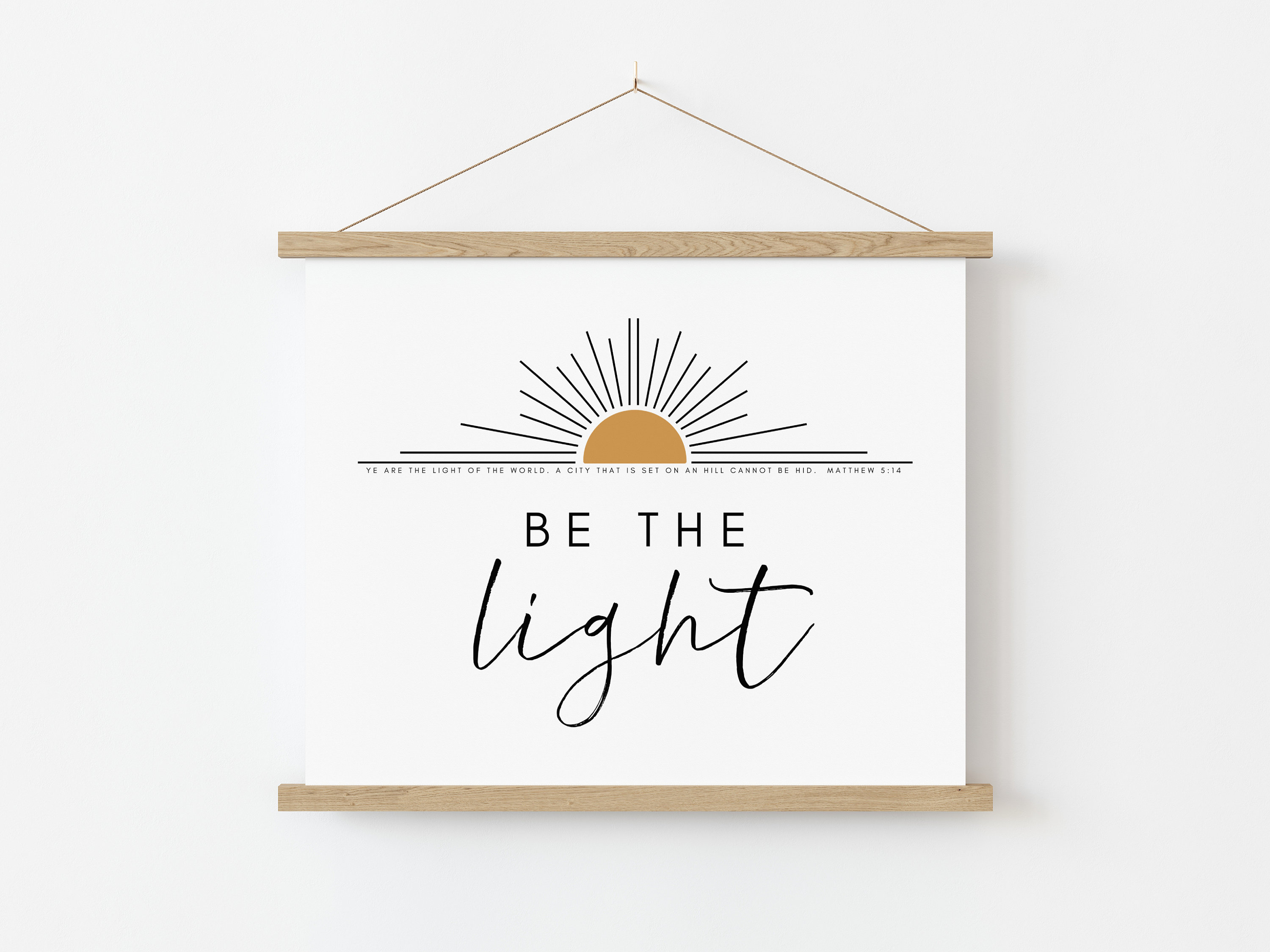 Be the Light, Light of the World, Matthew 5:14 KJV, Modern Christian ...