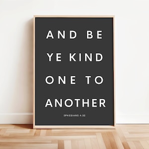 Christian Playroom Gallery Wall, Minimal Home Decor, Scripture Print ...