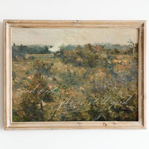 Christian Gallery Wall, Vintage Home Decor, Scripture Print, Landscape ...