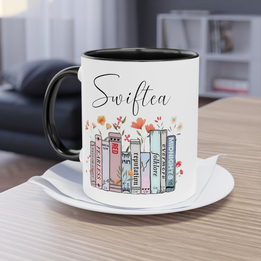 Swiftea Taylor Swift Zweifarbige Kaffeetasse, 11 Unzen - Etsy.de