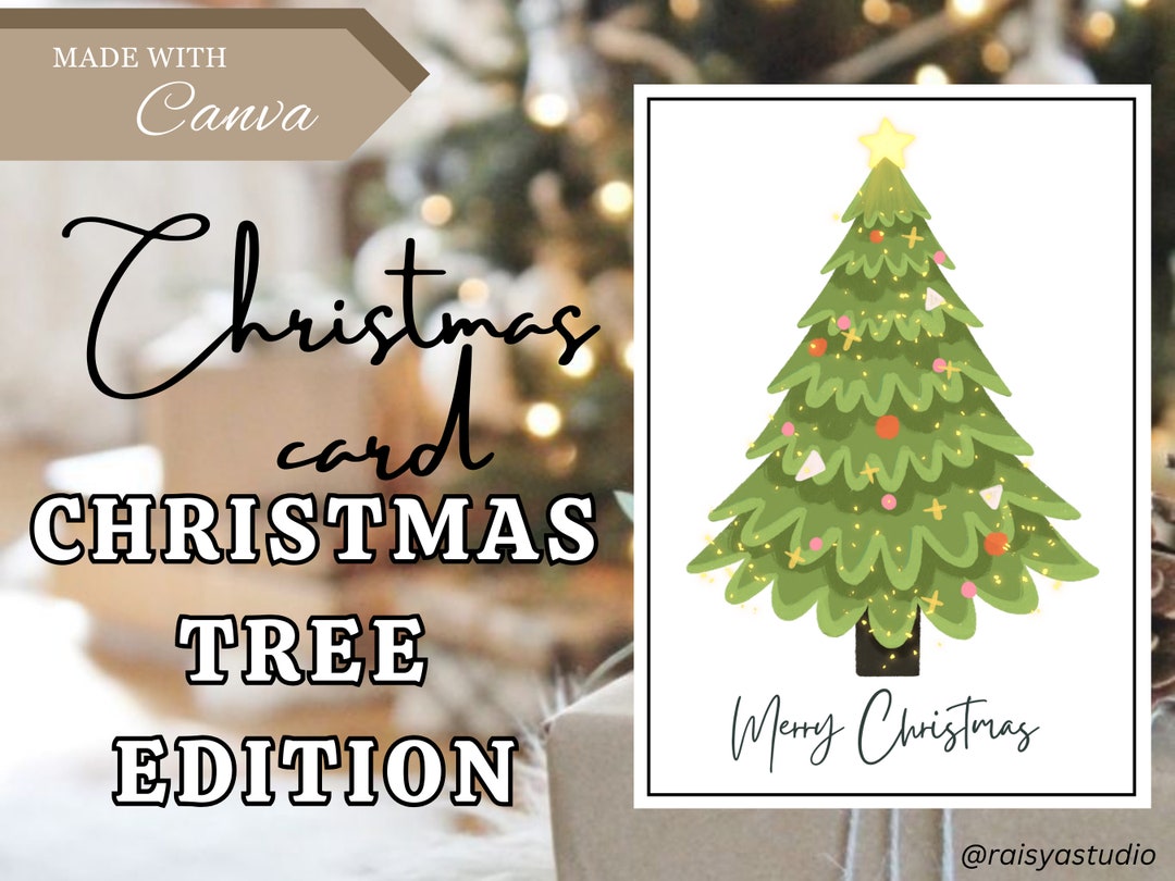5 Christmas Card Christmas Tree Edition, Christmas Wishes, Christmas ...