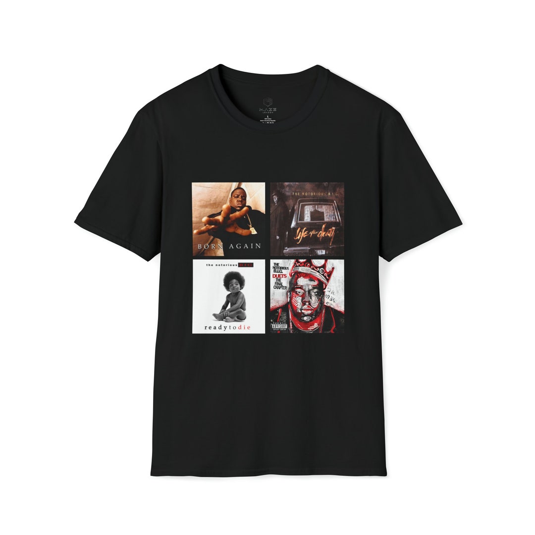 The Notorious B.I.G. 'biggie Smalls' - Album Cover - Unisex Softstyle T ...