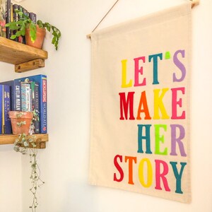 Let's Make Herstory Banner - Etsy
