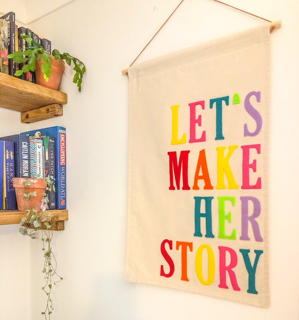 Let's Make Herstory Banner - Etsy