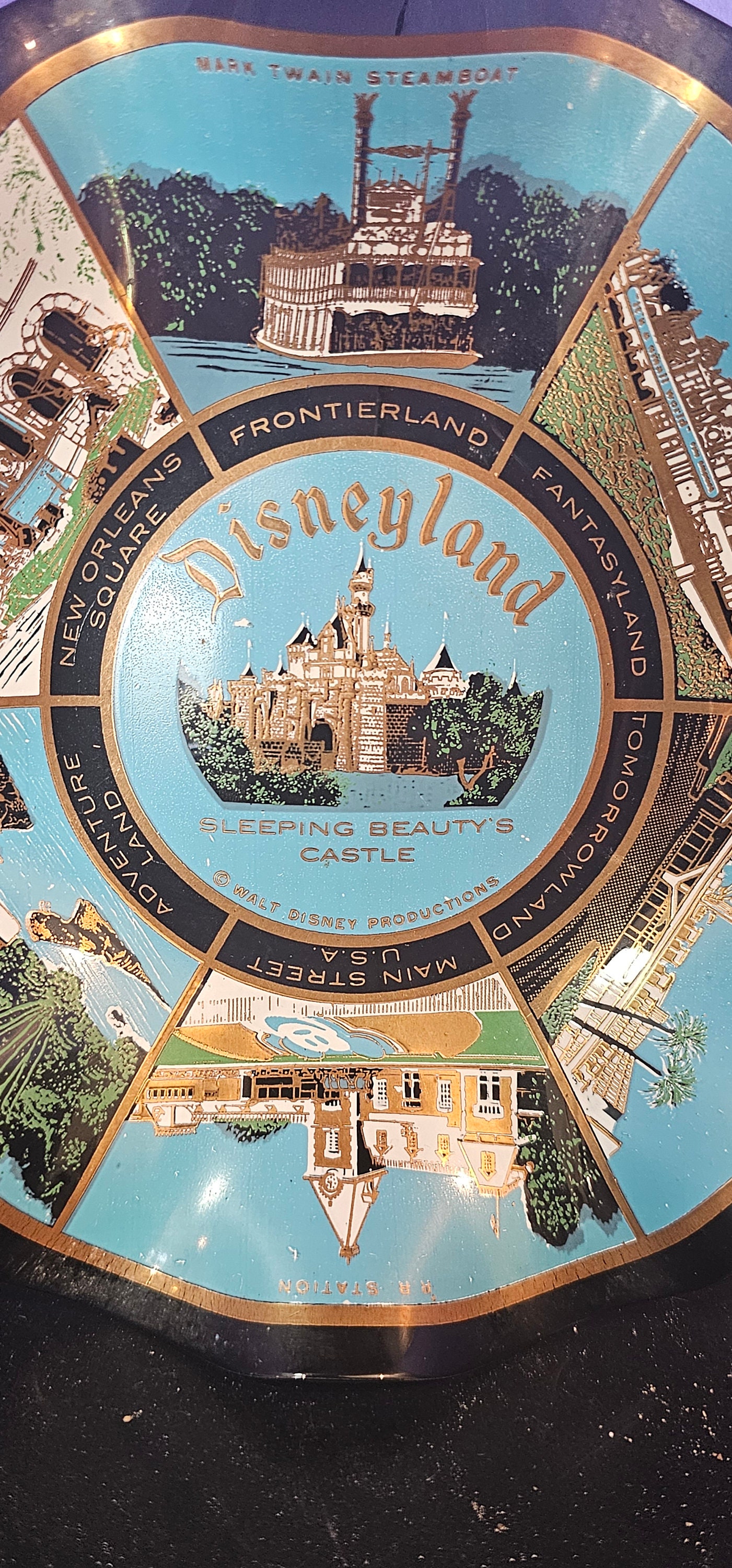 Vintage Disneyland Plate Sleeping Beauty Castle - Etsy