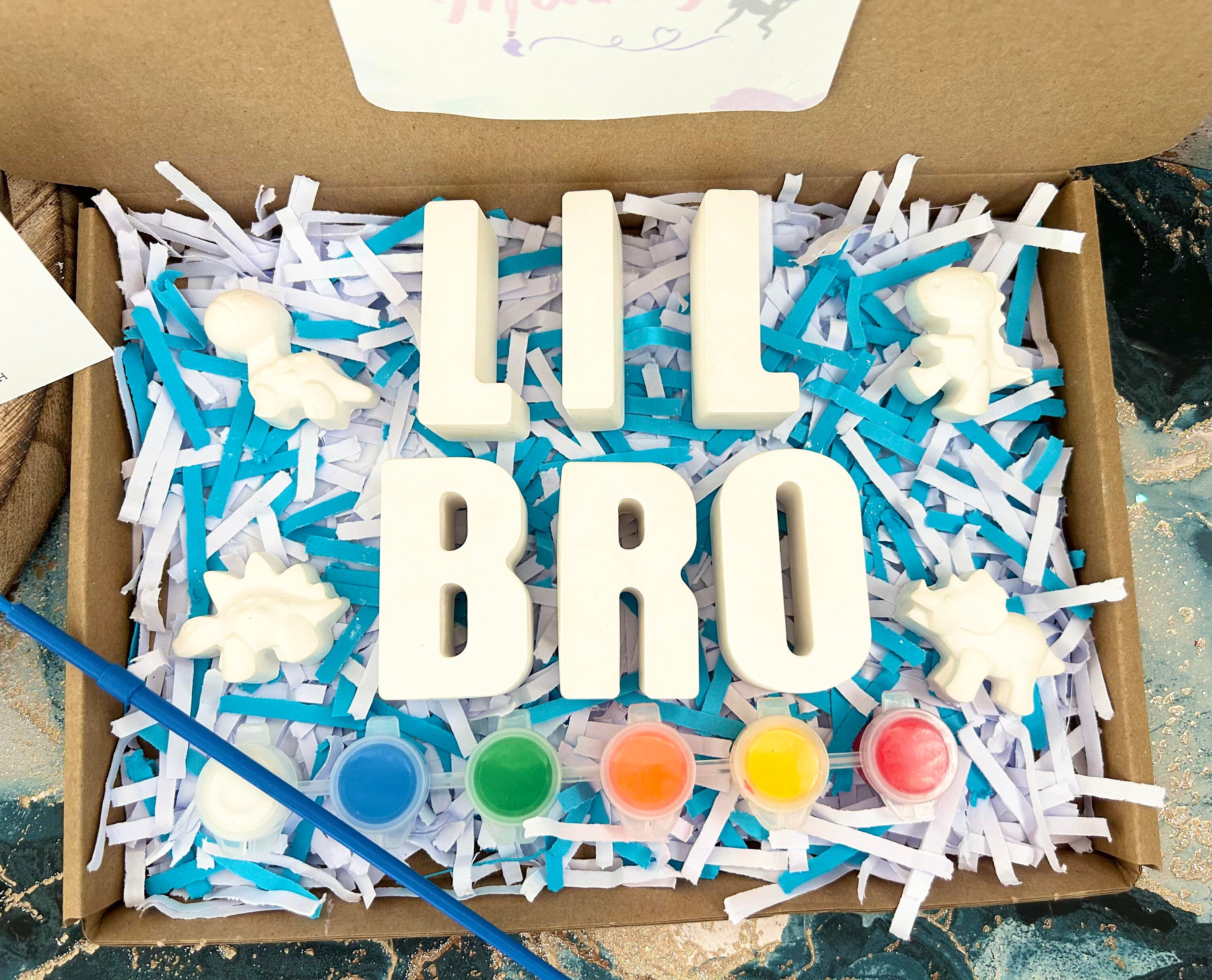 Paint Your Own Big Brother Craft Box Big Brother Little - Etsy UK