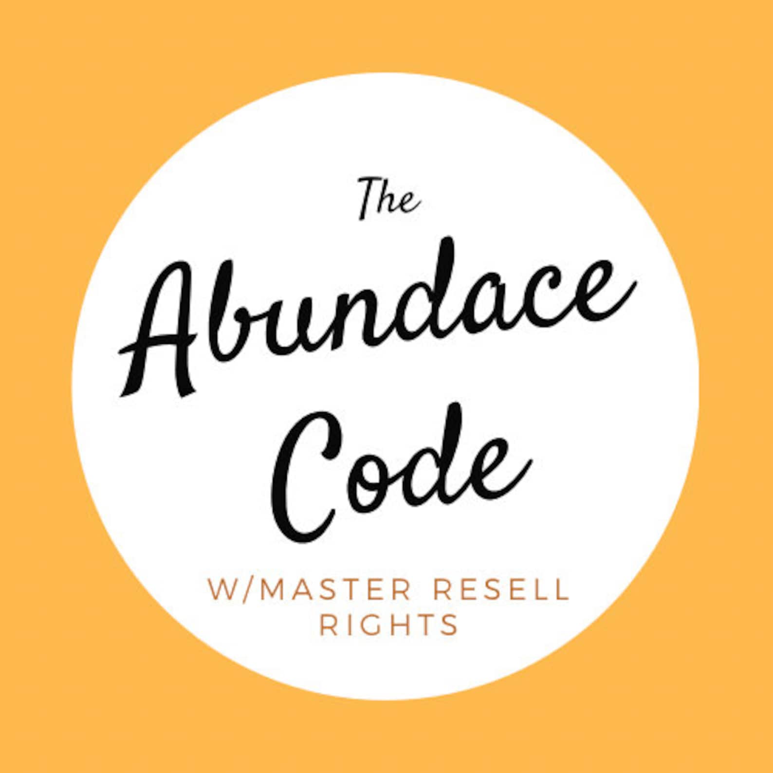 The Abundance Code- the Ultimate Digital Marketing Course W/master Resell Rights Attached - Etsy