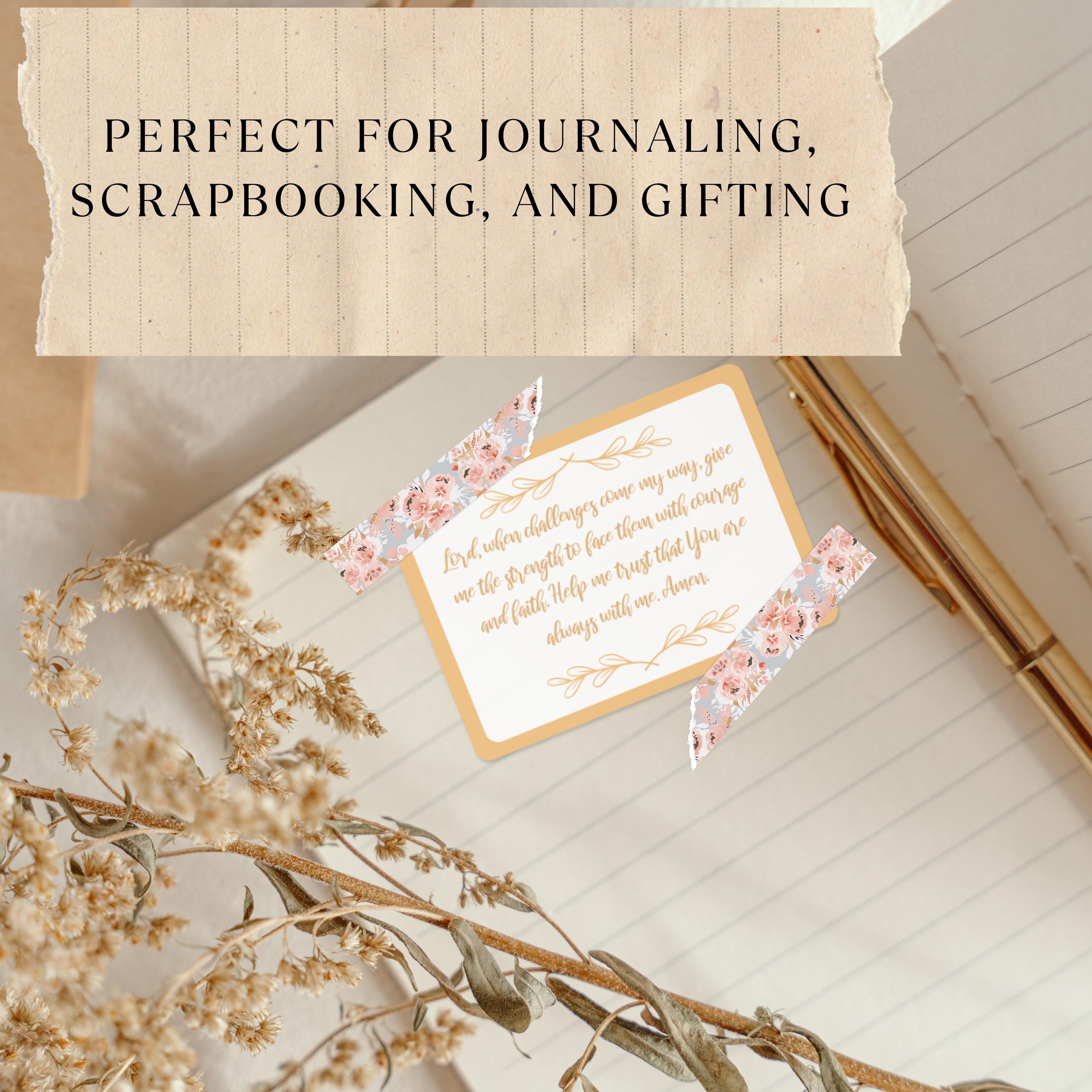 Bible Prayer Cards Printable for the New Year, Encouraging Bible ...