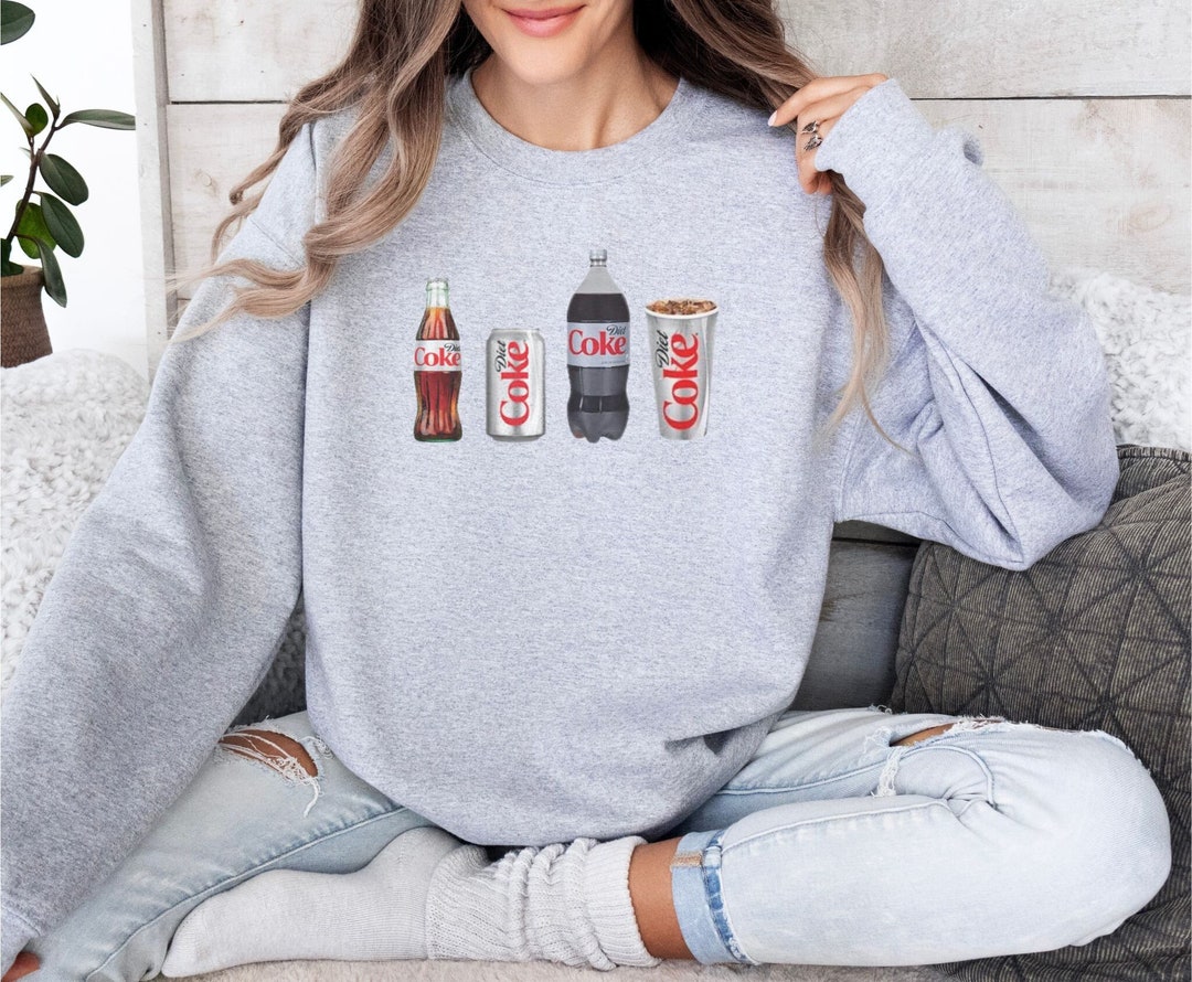 Diet Coke Sweatshirt, Diet Coca Cola Crewneck, Diet Coke Lover, Trendy ...