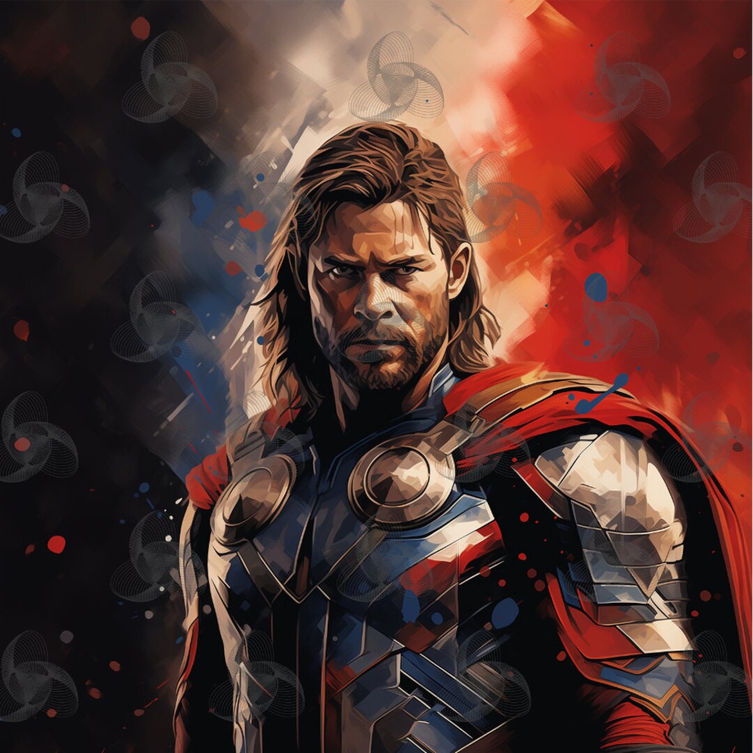 Thor SVG PNG Marvel Superhero SVG Thor Poster Avengers Svg - Etsy