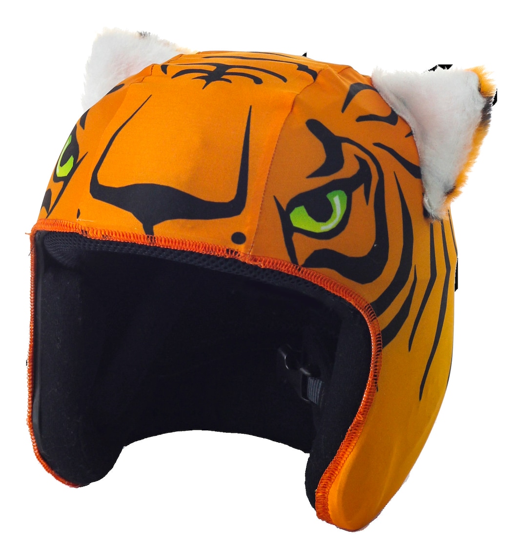 Helmet Cover, Ski Helmet Cover, Tiger on Helmet - Etsy