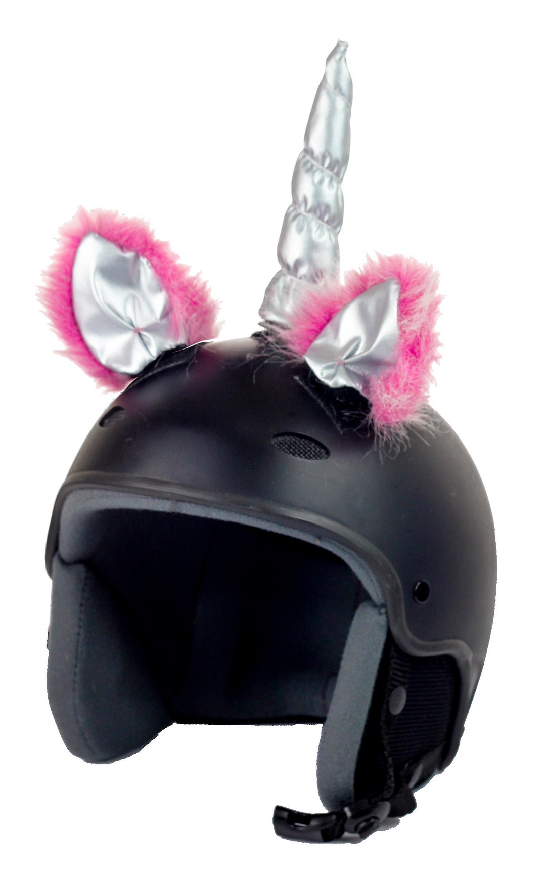 Unicorn on Helmet, Horns on Helmet, Ears on Helmet, Ski Helmet Cover ...