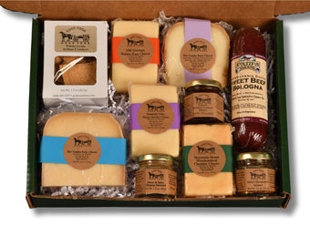 Meat Cheese and Cracker Gift Box. Perfect for Corporate Gifts ...