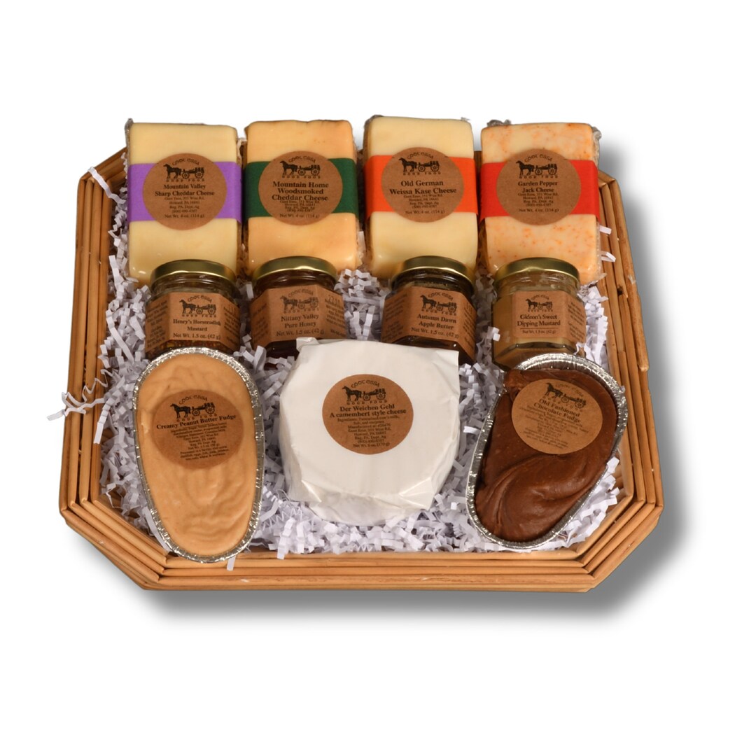 Country Cheese Basket. Perfect for Corporate Gifts, Christmas Gifts ...