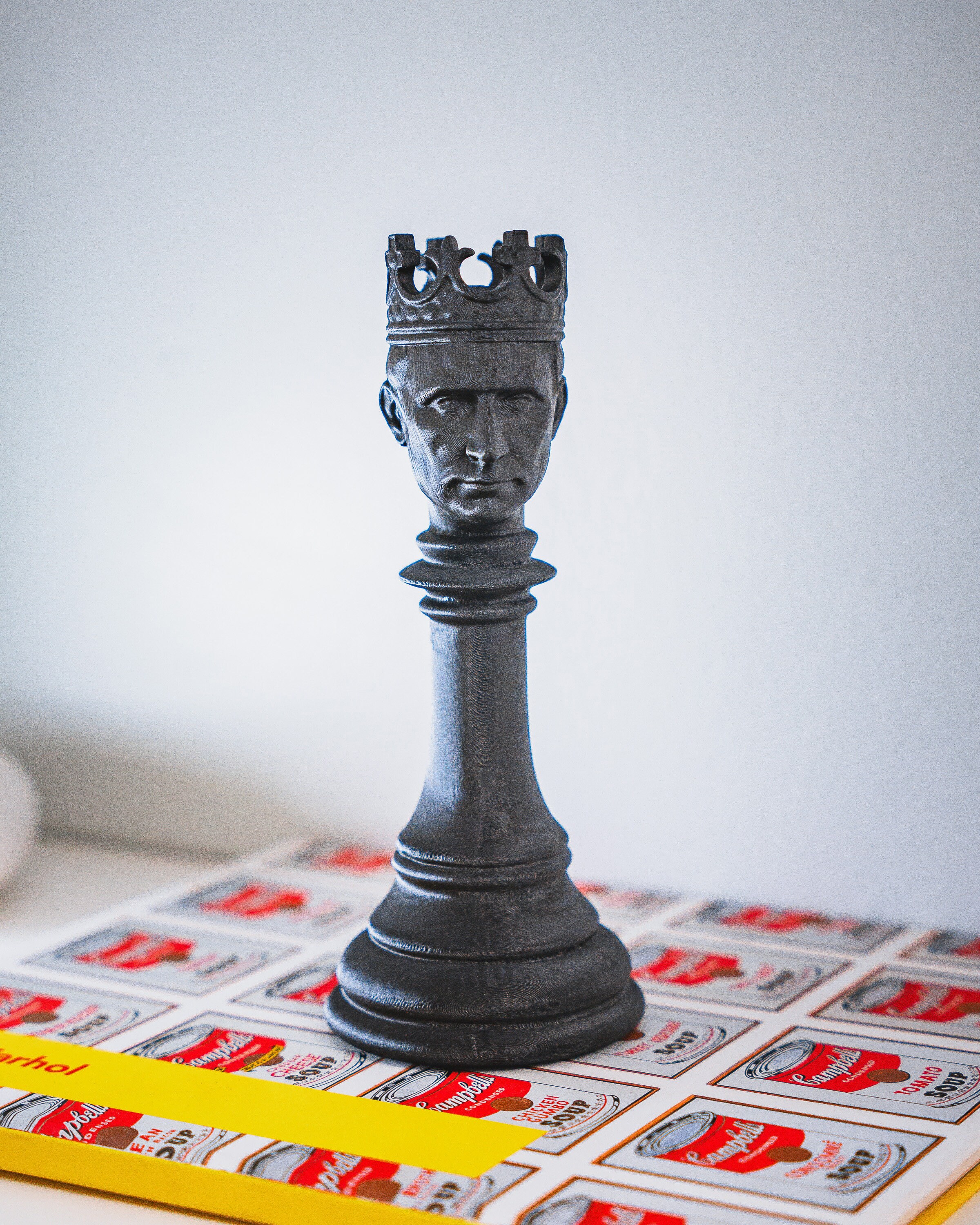 Vladimir Putin Bust Chess Piece Russian President, Putin Chess King ...