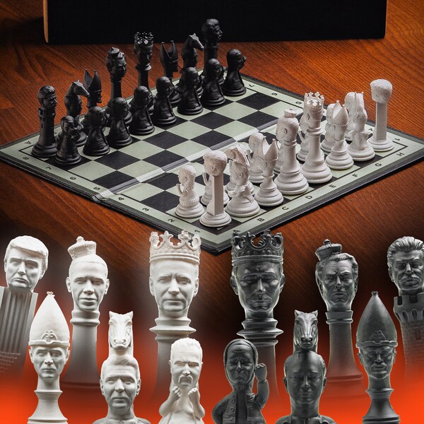 Custom Chess Set - Etsy